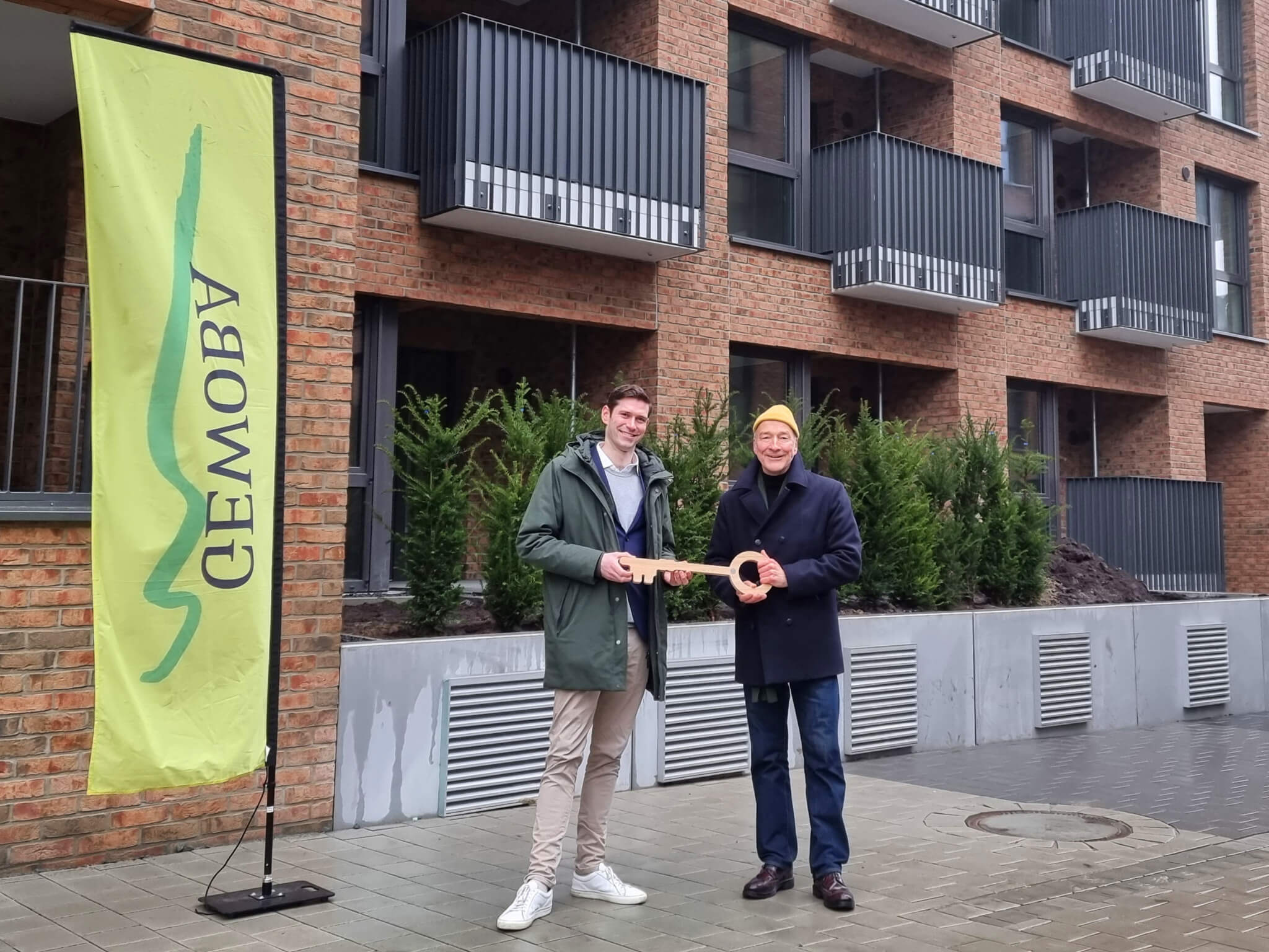 Justus Grosse und GEWOBA stellen gemeinsames Bauprojekt an der Kleinen ...